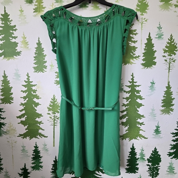 Max Studio | Dresses | Max Studio Green Sheath Midi Dress | Poshmark